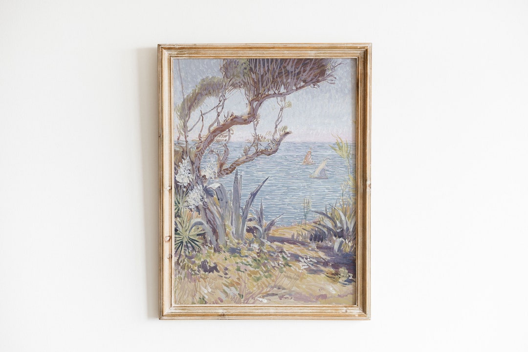 Coastal Prints, Vintage Ocean Art, Prints, Neutral Wall Art, Digital ...