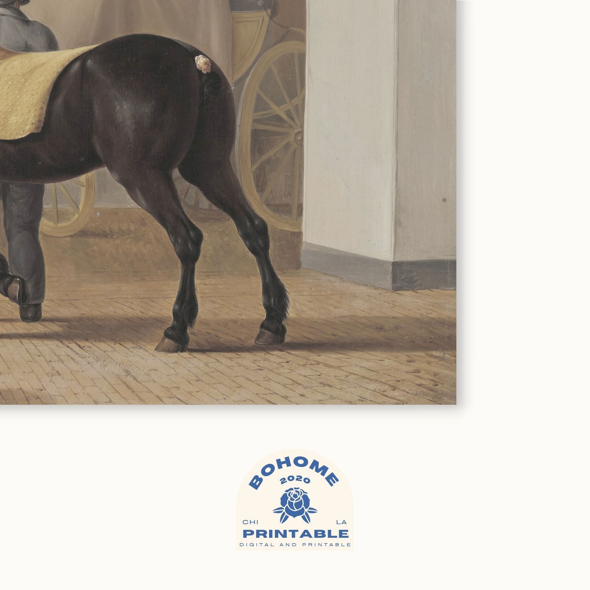 Horse Printable Digital Download Printable Art Vintage - Etsy