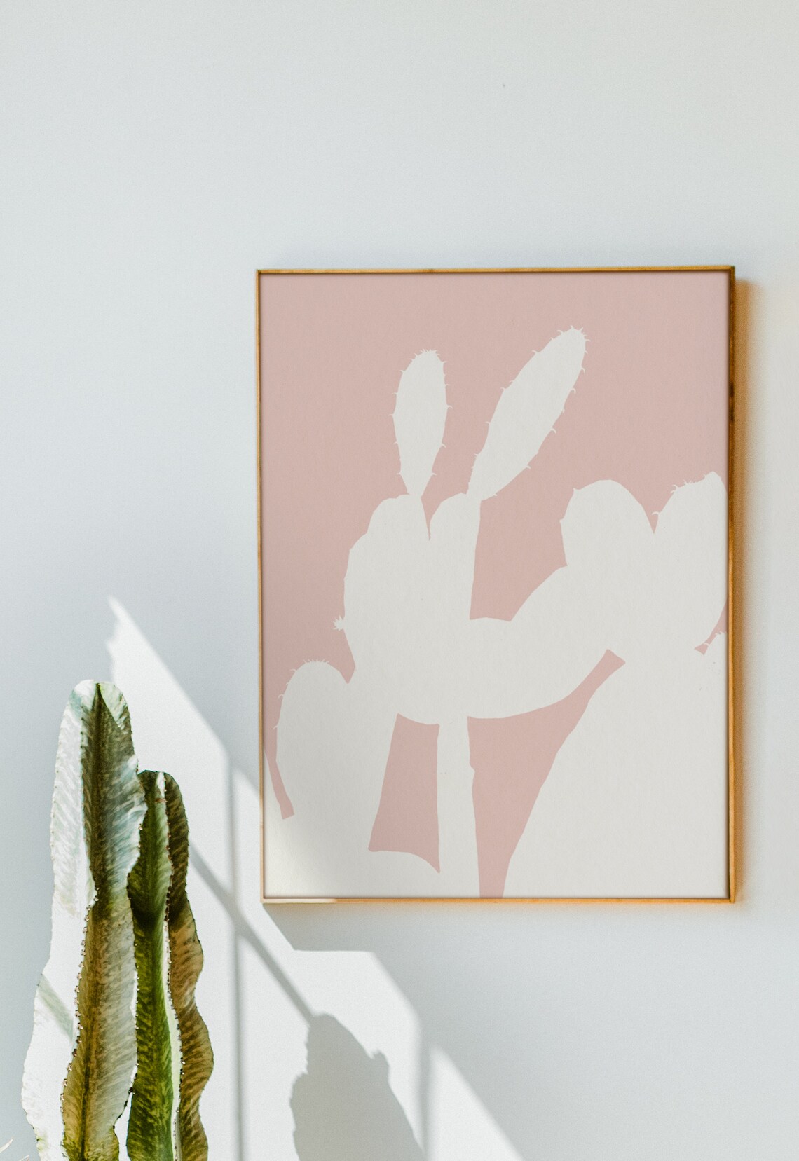 Pink Aesthetic Tezza Cactus Cacti Wall Art Digital Print - Etsy