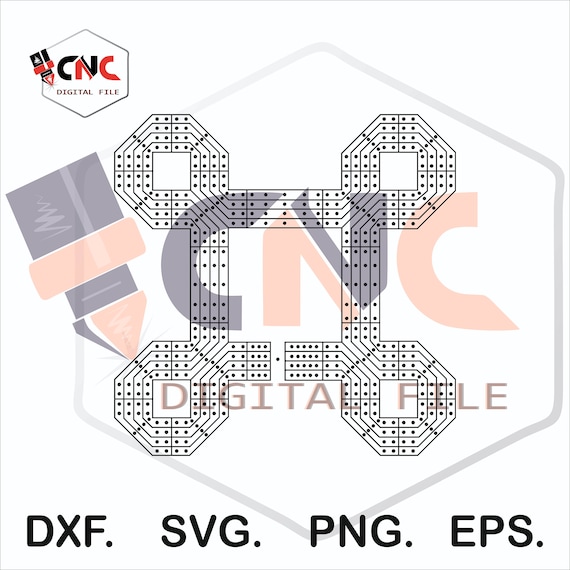 Cribbage Board Vector File Svg and Dxf - Etsy Canada