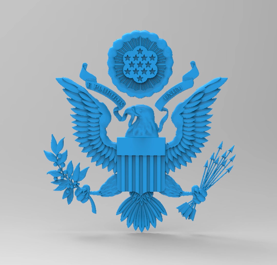 USA Seal Eagle Army Insignia Logo Stl File - Etsy