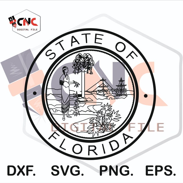 Florida State Seal - Etsy