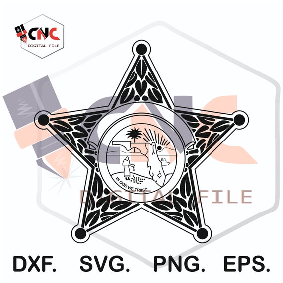 Florida sheriff department logo editable file usa vector svg | Etsy