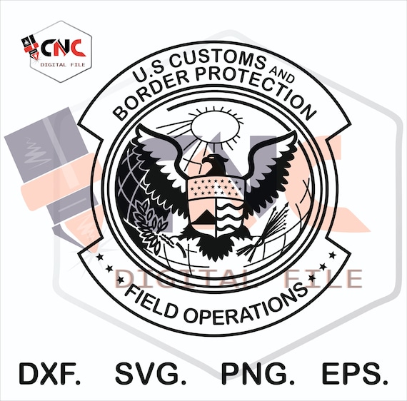US Customs and Border Protection Field Operations Vector File - Etsy
