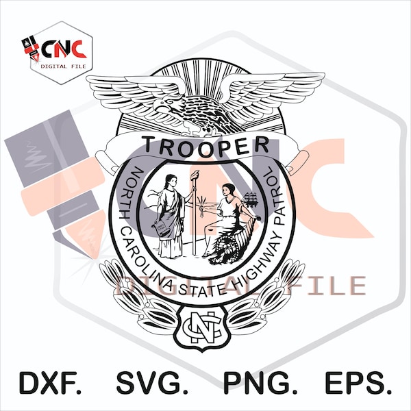 Nc Highway Patrol Etsy