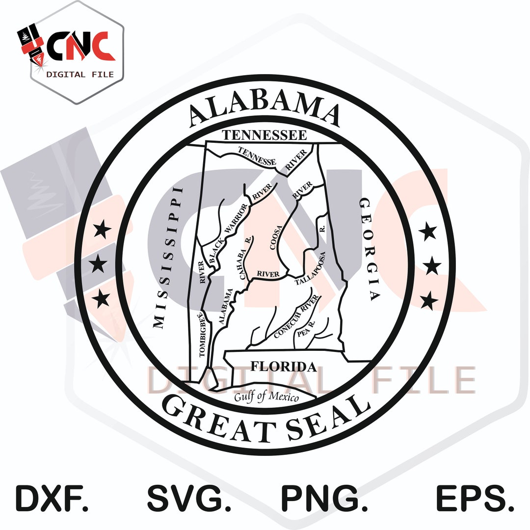 United States Alabama State Seal - Etsy