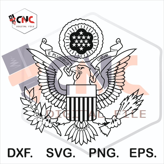 America Eagle Great Seal Army Insignia Usa Seal Vector Svg and | Etsy