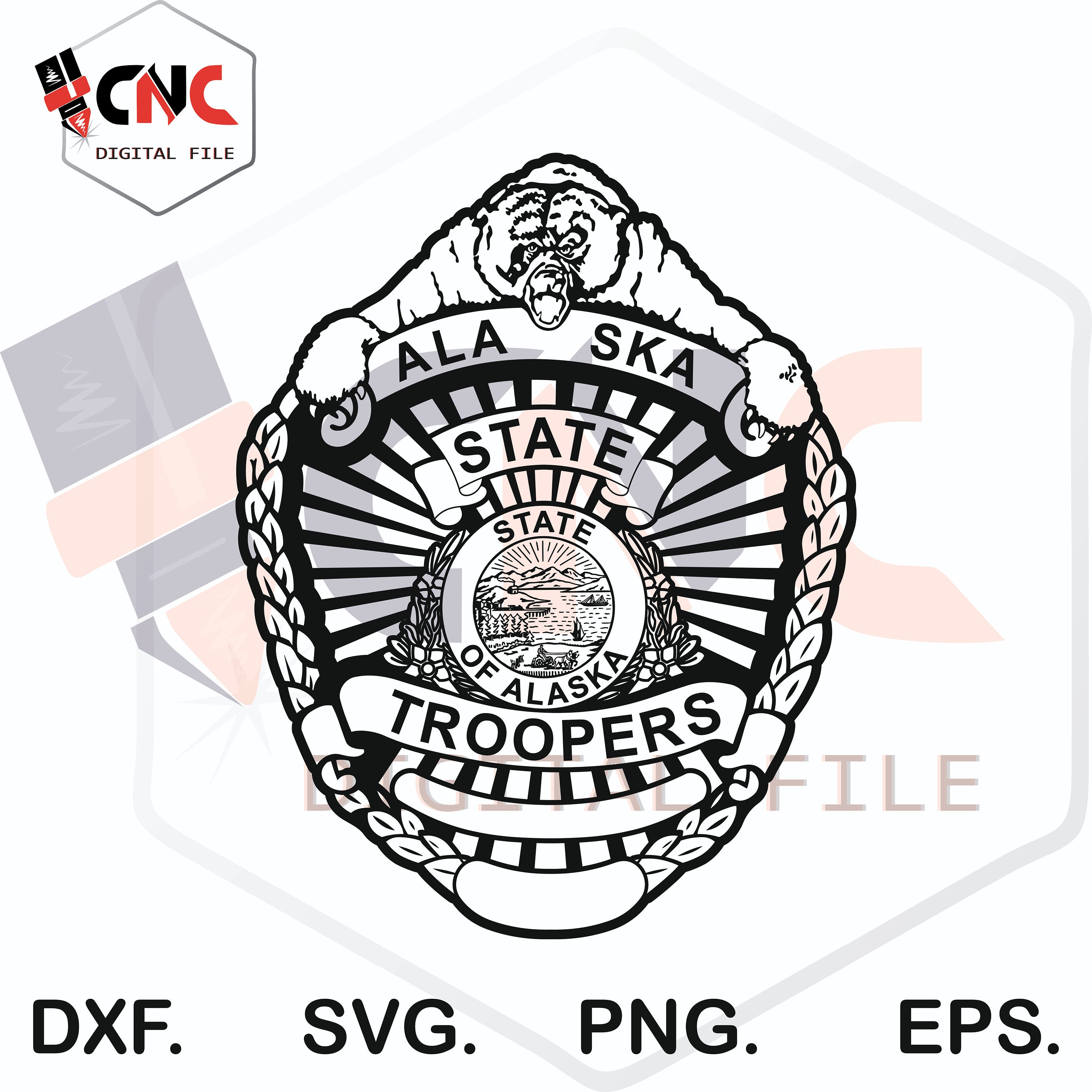 Alaska State Trooper Badge