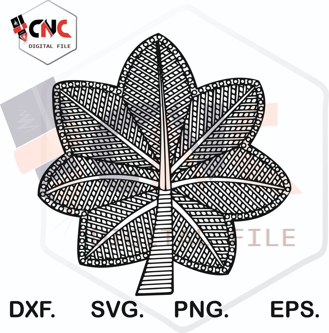 Army Rank Major and Lieutenant Colonel Vector File Svg and Dxf - Etsy