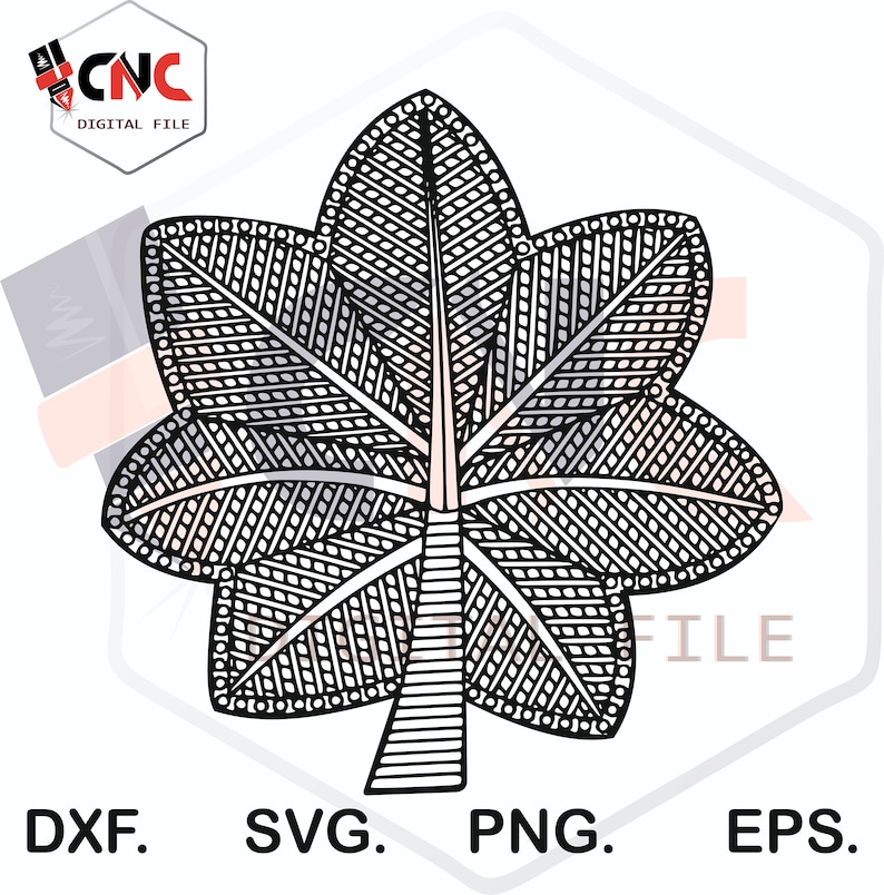 Army Rank Major and Lieutenant Colonel Vector File Svg and Dxf - Etsy