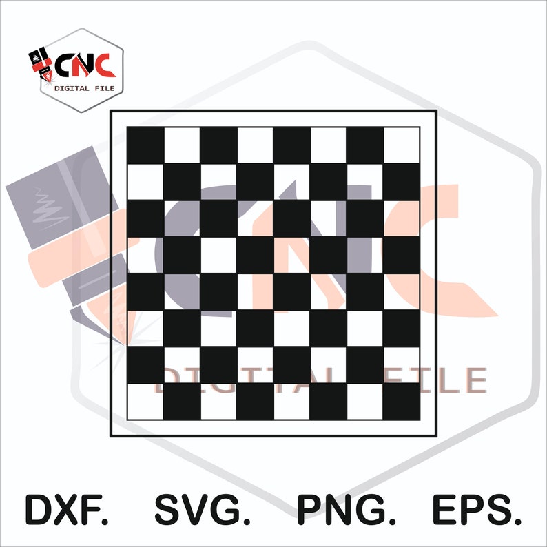 Chess Board With Chess Pieces Game Board Vector File - Etsy