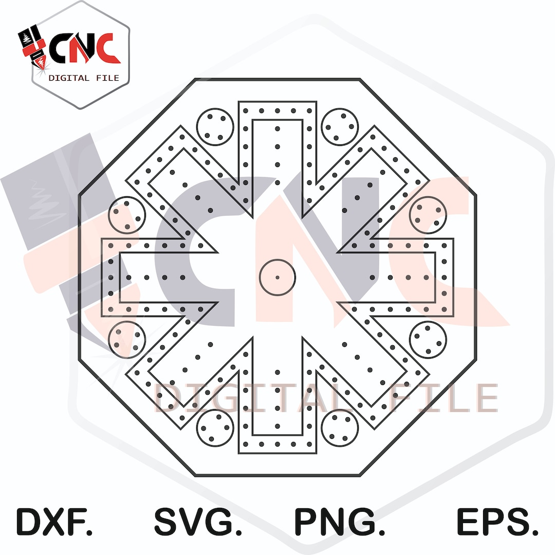 Fast-track and Aggravation 8 Player Game Board Vector File Svg and Dxf ...