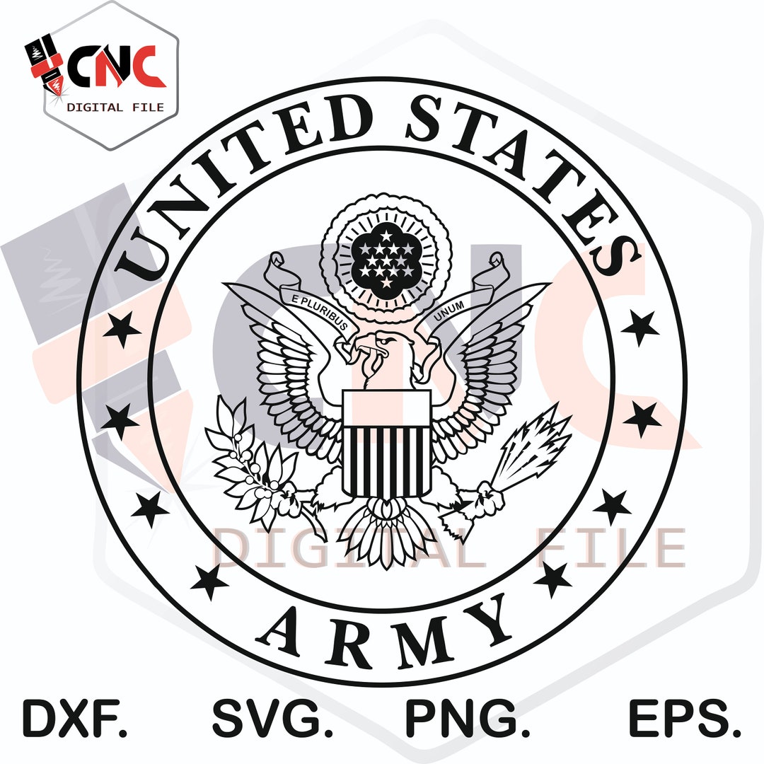Usa Army Seal United States of America Vector File Svg and Dxf File - Etsy