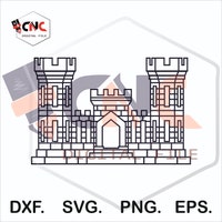Army Engineer Castle Svg - Etsy