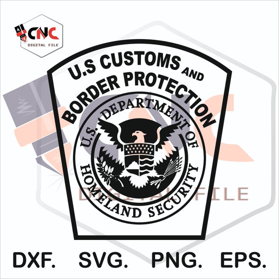 US Customs and Border Protection Usa Seal Vector File 2d Dxf - Etsy