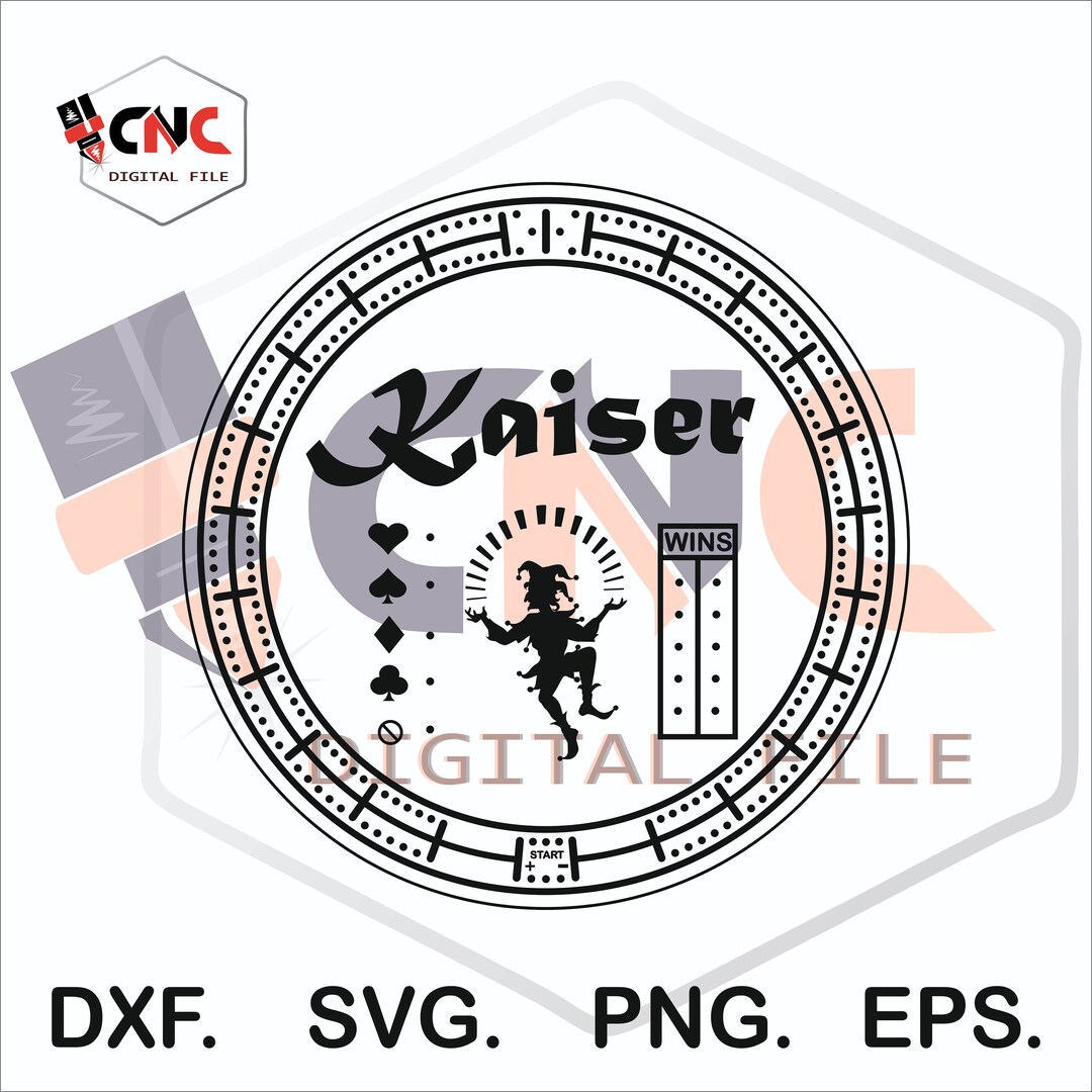 Kaiser Board Game Vector Svg and Dxf Card Game - Etsy