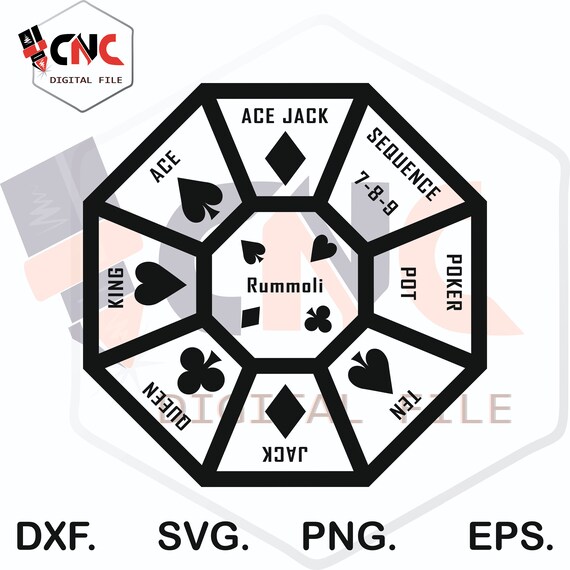 Rummoli Game Board Svg and Dxf File - Etsy UK