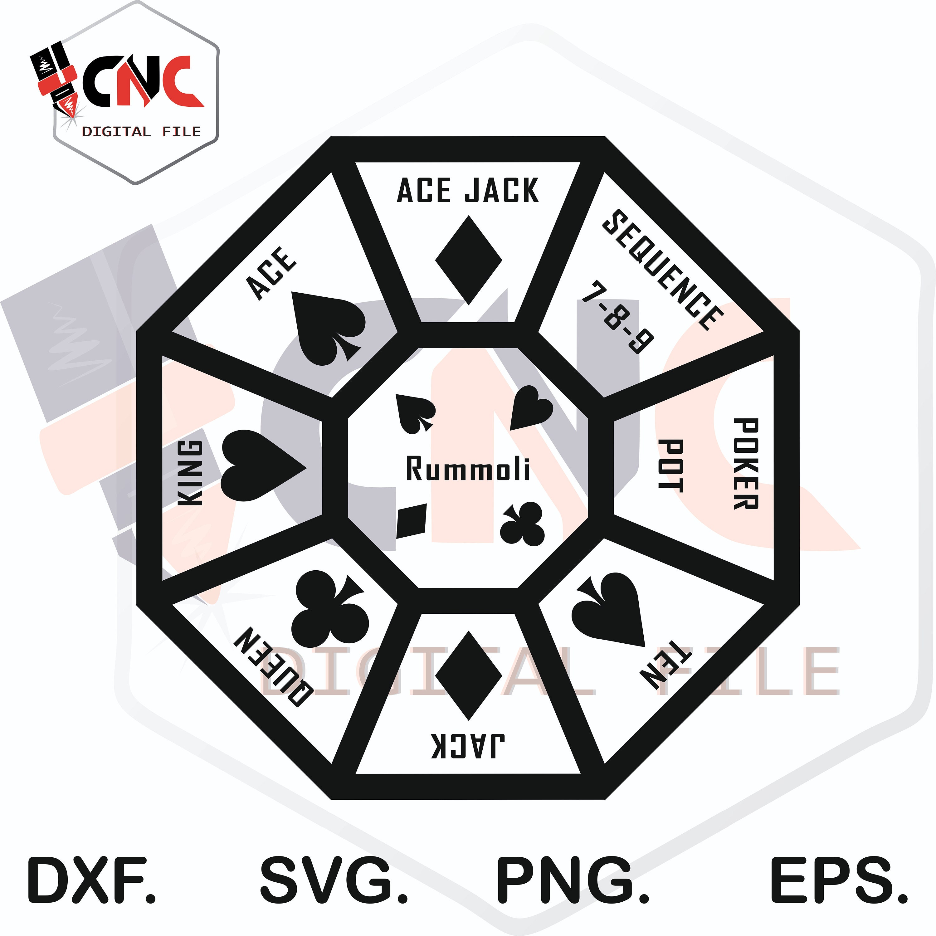 Rummoli Game Board Svg and Dxf File - Etsy UK