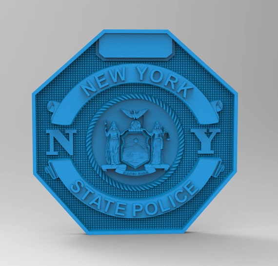 New York State Police 3d Stl for Cnc Router or 3d Printing - Etsy