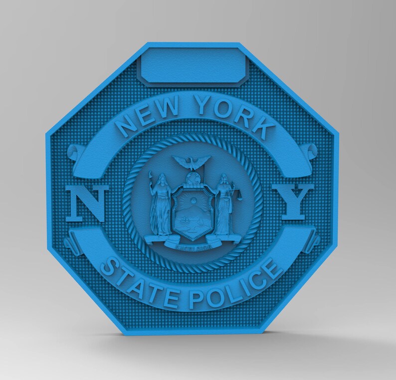New York State Police 3d Stl for Cnc Router or 3d Printing - Etsy Australia