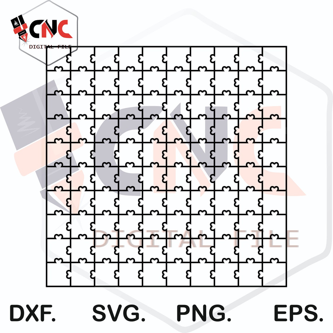 Jigsaw Puzzle Vector File Svg Dxf - Etsy