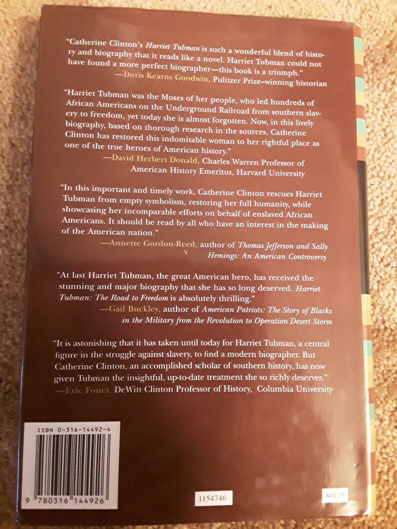 Harriet Tubman: the Road to Freedom Biography - Etsy