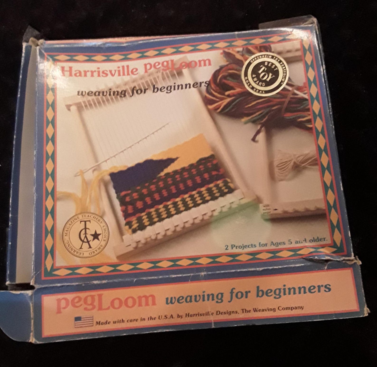 Harrisville Peg Loom -- Weaving for Beginners - Etsy