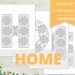 HOME Letters Coloring Pages With Heart Symbol, Printable, Adult ...