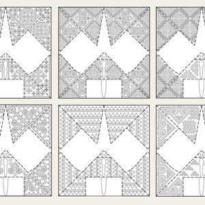 Origami Butterfly Coloring Pages Hmong Symbols, Printable, Arts and ...