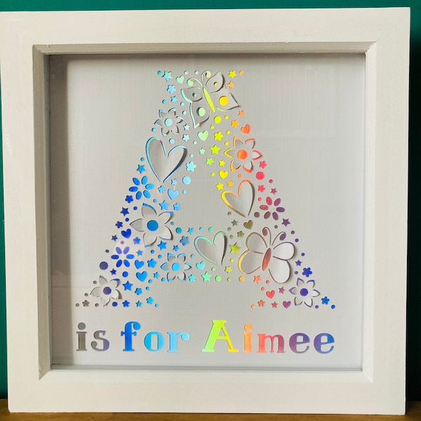 Girl Shadow Box - Etsy UK