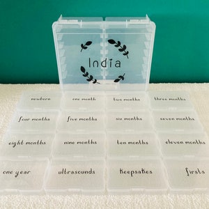 Baby First Year Photo Box - Etsy