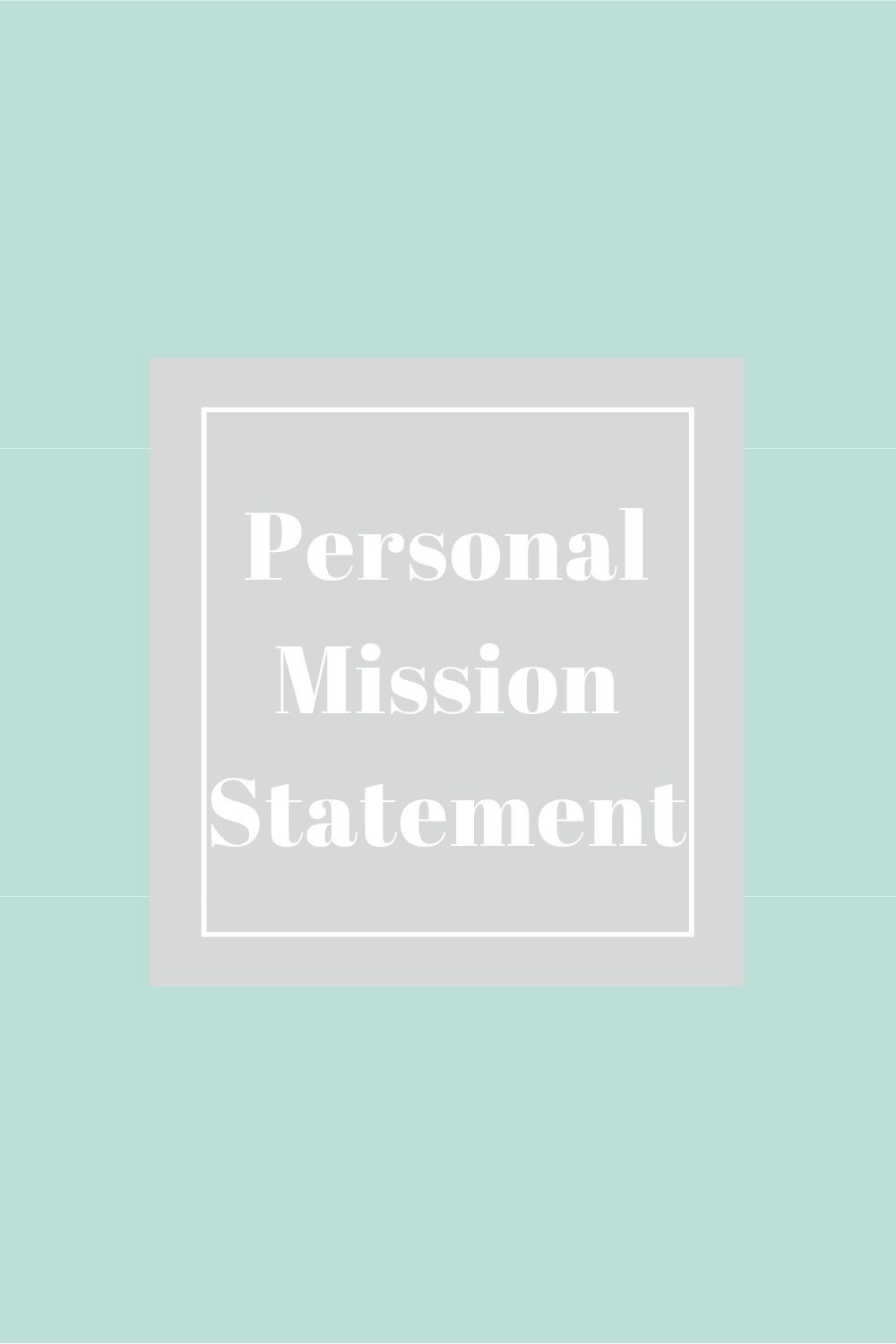 DIGITAL DOWNLOAD: Create a Personal Mission Statement or Your Why ...