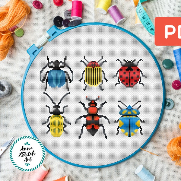 Bug Cross Stitch Pattern - Etsy