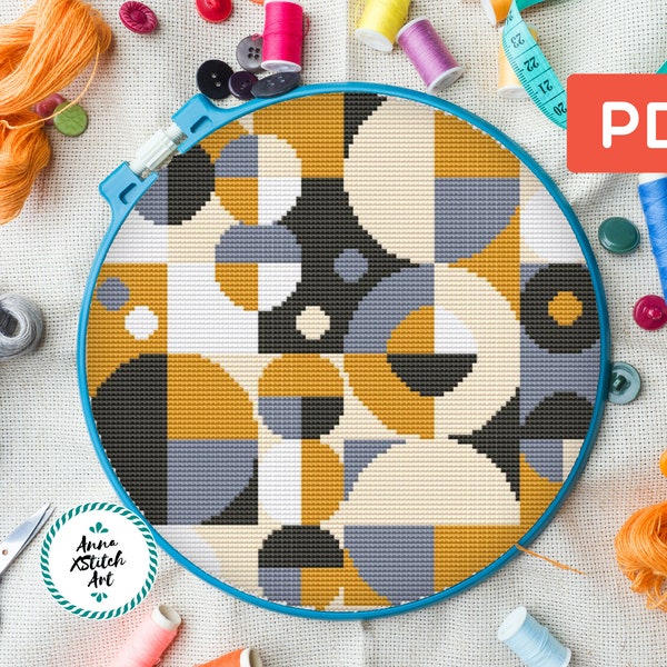 Geometric Cross Stitch Pattern - Etsy