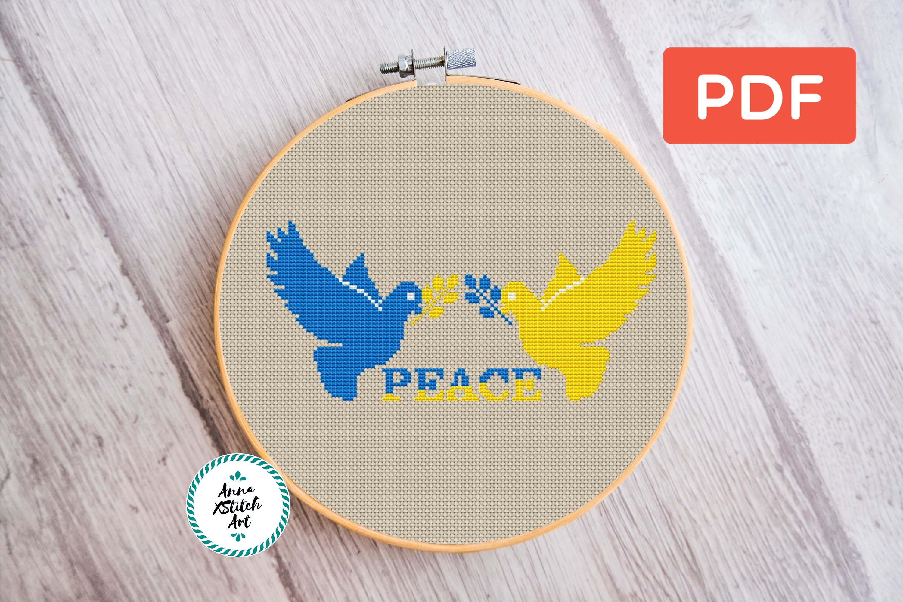 Dove of Peace Cross Stitch Pattern Doves Cross Stitch - Etsy