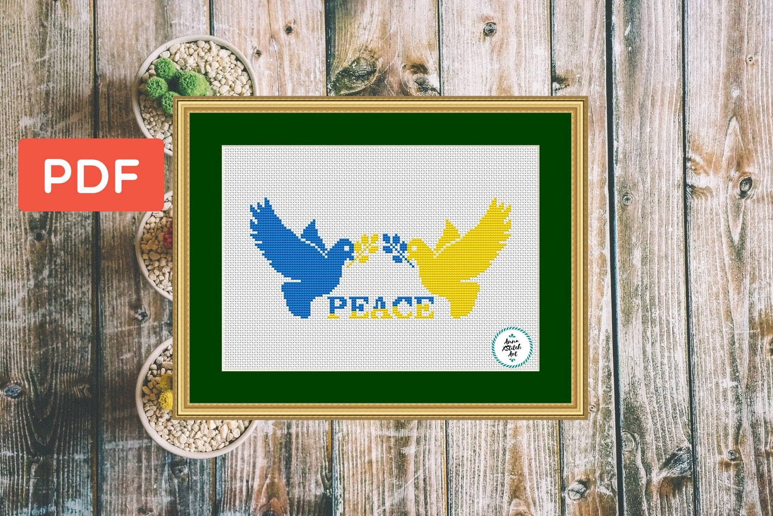 Dove of Peace Cross Stitch Pattern Doves Cross Stitch - Etsy