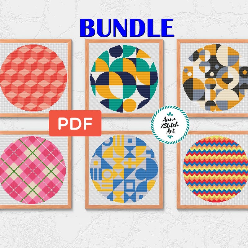 Geometric Cross Stitch Pattern - Etsy