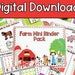 Farm Activity Pack Digital Download, Farm Printable Pages, Toddler Farm ...