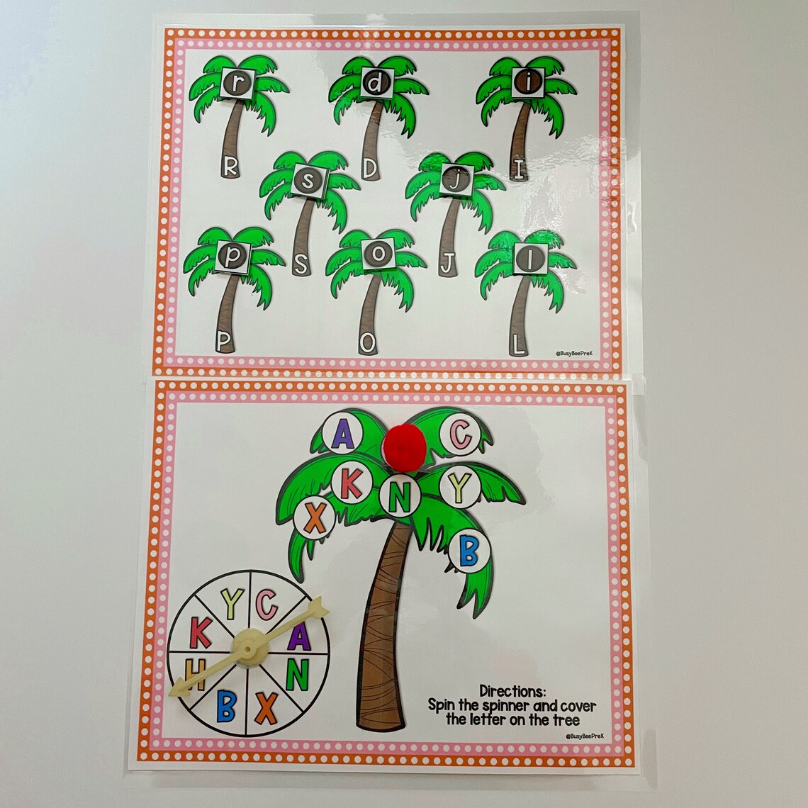 Chicka Chicka Boom Boom Mini Binder Pack Alphabet Busy Book - Etsy