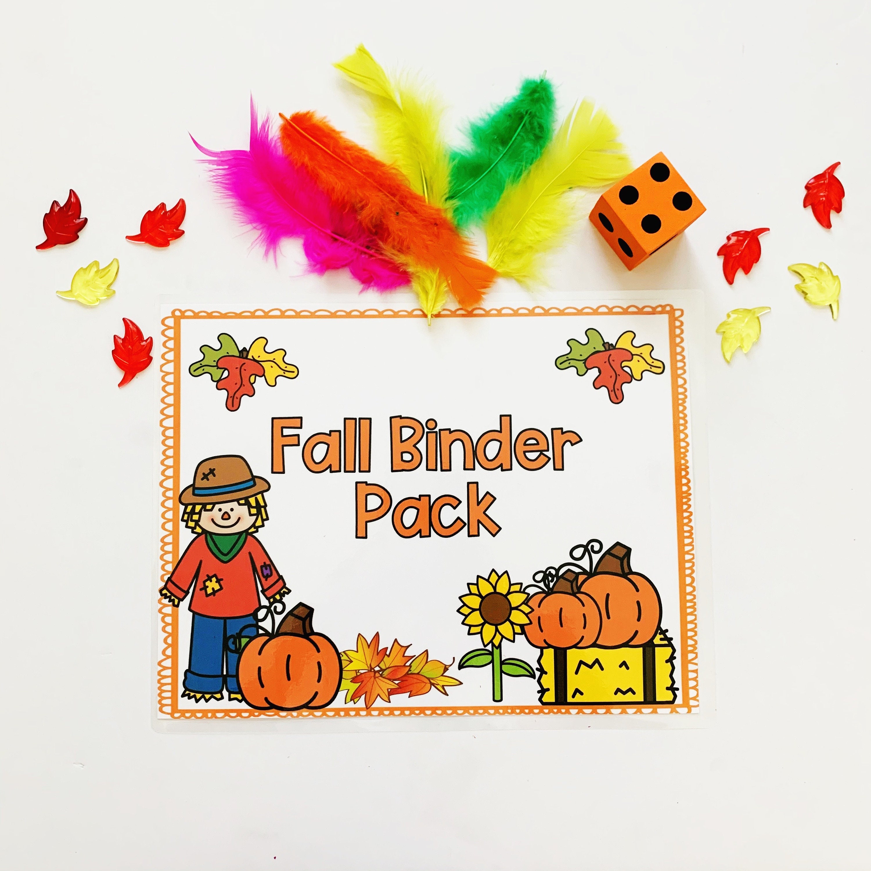 Fall Toddler/preschool Mini Activity Pack Preschool Busy Book - Etsy