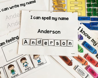 Preschool Learning Binder Ages 3-5 - Etsy