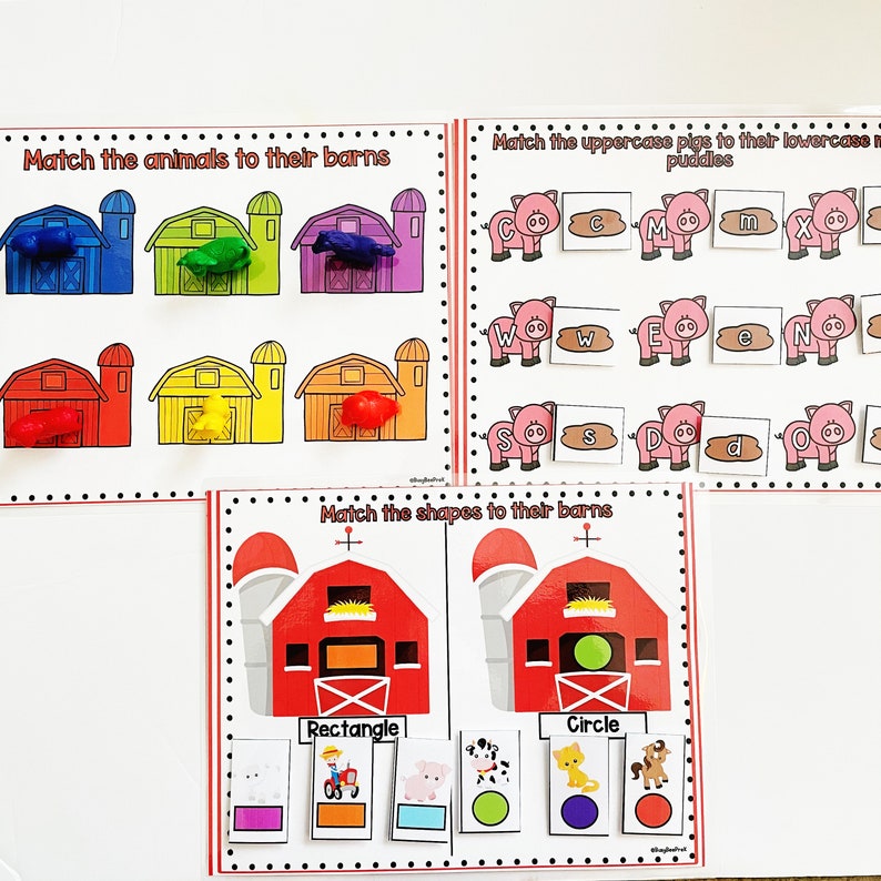 Farm Activity Pack Digital Download, Farm Printable Pages, Toddler Farm ...