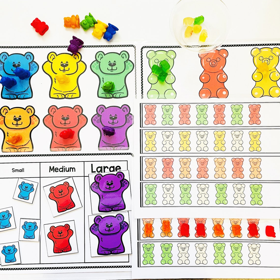 Teddy Bear Toddler/preschool Activities Printable Busy Book | Etsy