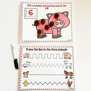 Farm Activity Pack Digital Download, Farm Printable Pages, Toddler Farm ...
