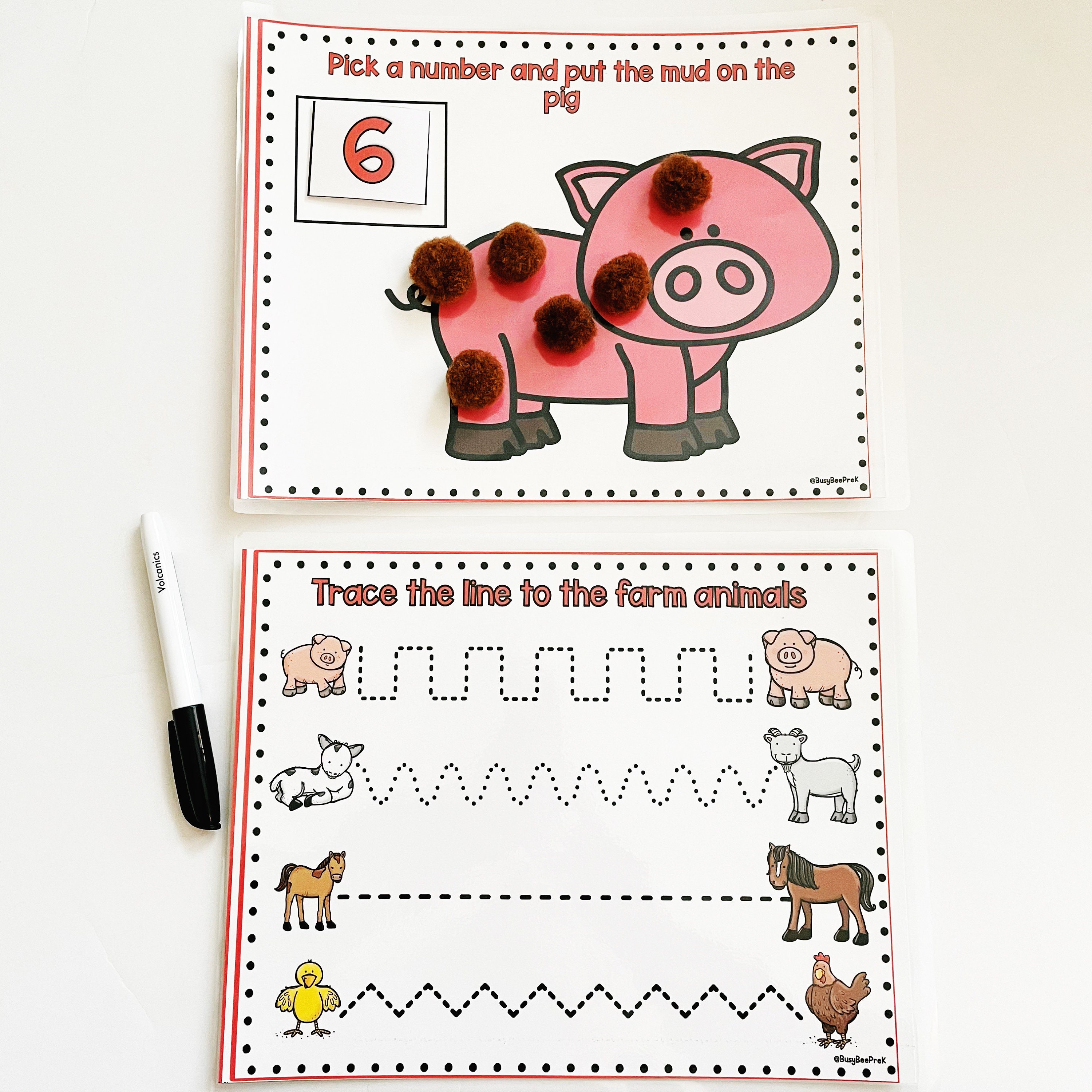 Farm Activity Pack Digital Download, Farm Printable Pages, Toddler Farm ...