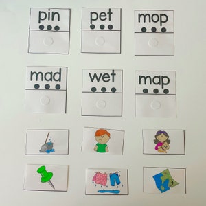 CVC Words Mini Binder Pack, Kindergarten CVC Words, Beginner Reading ...