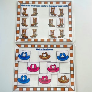 Western Mini Binder Pack, Western Busy Book, Preschool Busy Book ...