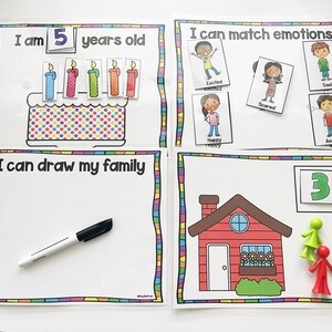 All About Me Busy Binder Pack, Preschool Pages, Toddler Activities ...