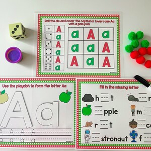 Letter A Mini Pack, Letter A Busy Book Pages, Letter A Activities ...