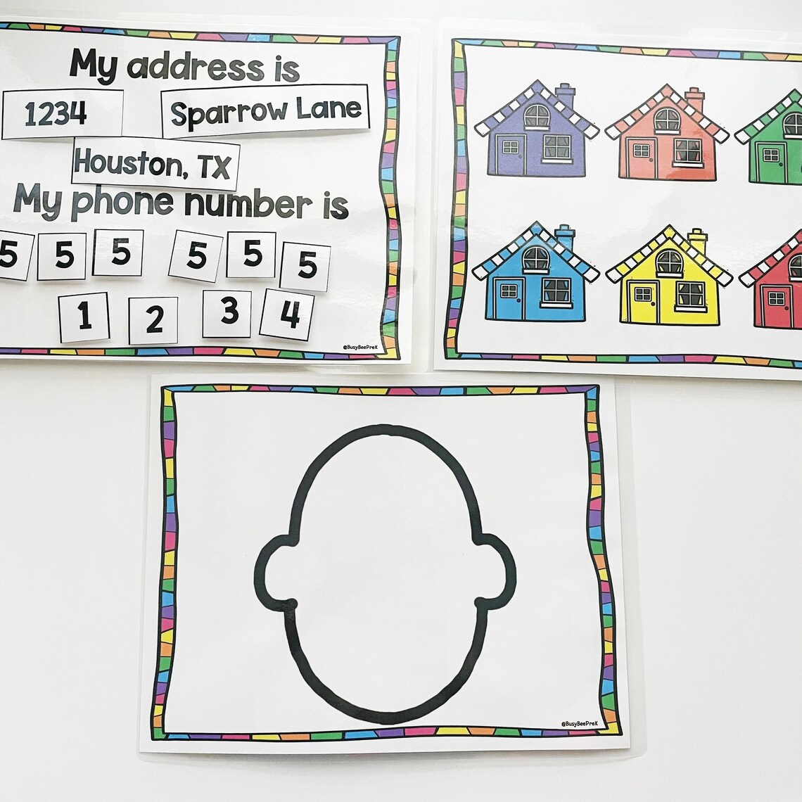 All About Me Busy Binder Pack Preschool Pages Toddler - Etsy